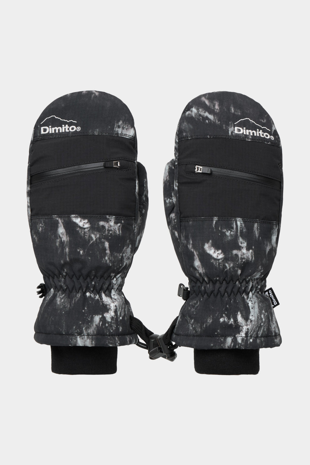 BLOCK VENT MITTEN MARBLE BLACK – DIMITO INTERNATIONAL