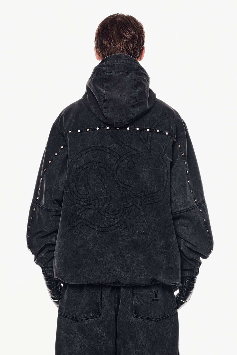 [PLAYBOY x DIMITO] STUD WESTERN DENIM JACKET WASHED GREY – DIMITO ...