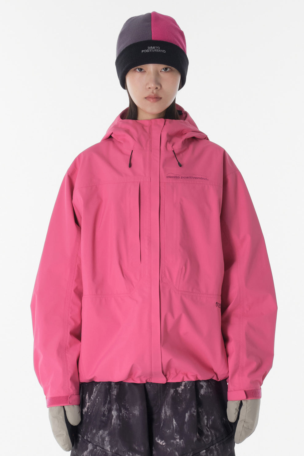 COLOR BLOCK FLEECE BEANIE BLACK – DIMITO INTERNATIONAL